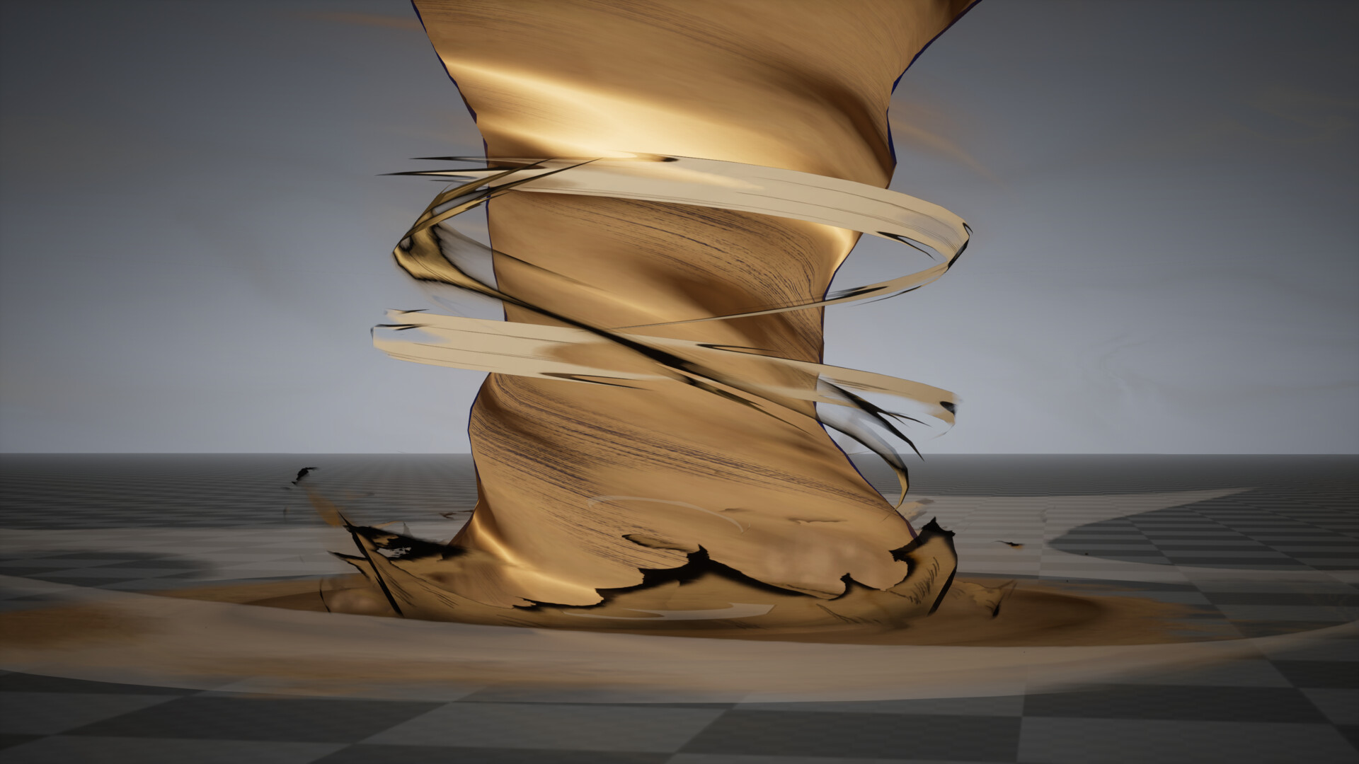 ArtStation - desert tornado