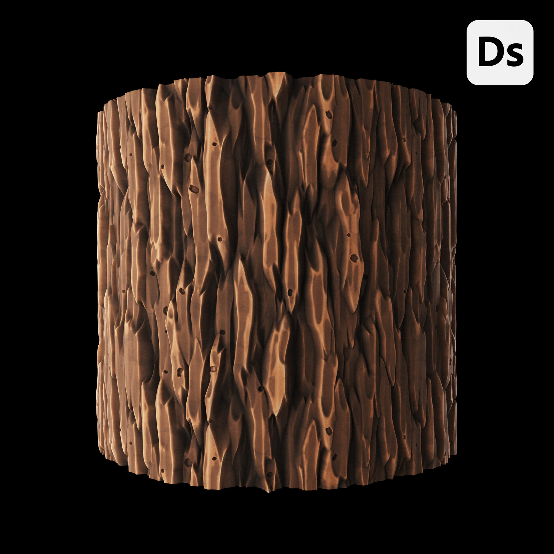 ArtStation - Tree Bark | Stylized Material