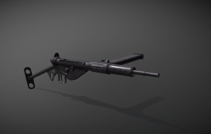 ArtStation - Sten Gun MK.2