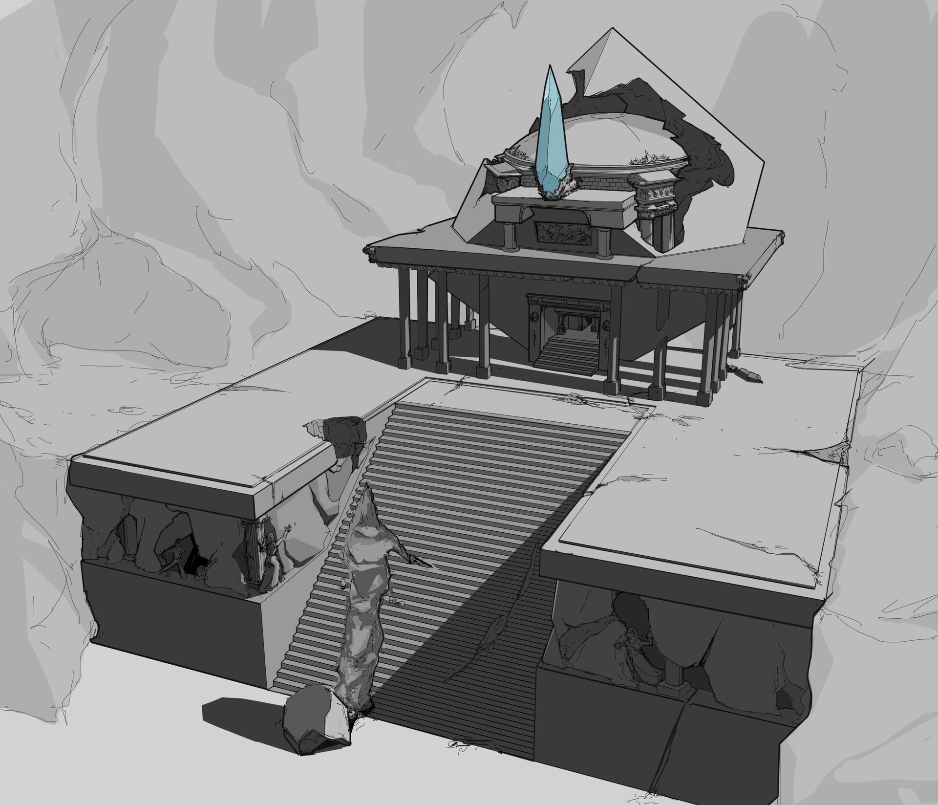 ArtStation - The Pantheon's Lost Shrine