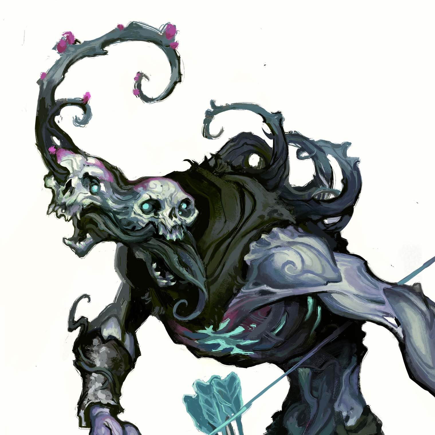 ArtStation - Putrefy Monster design