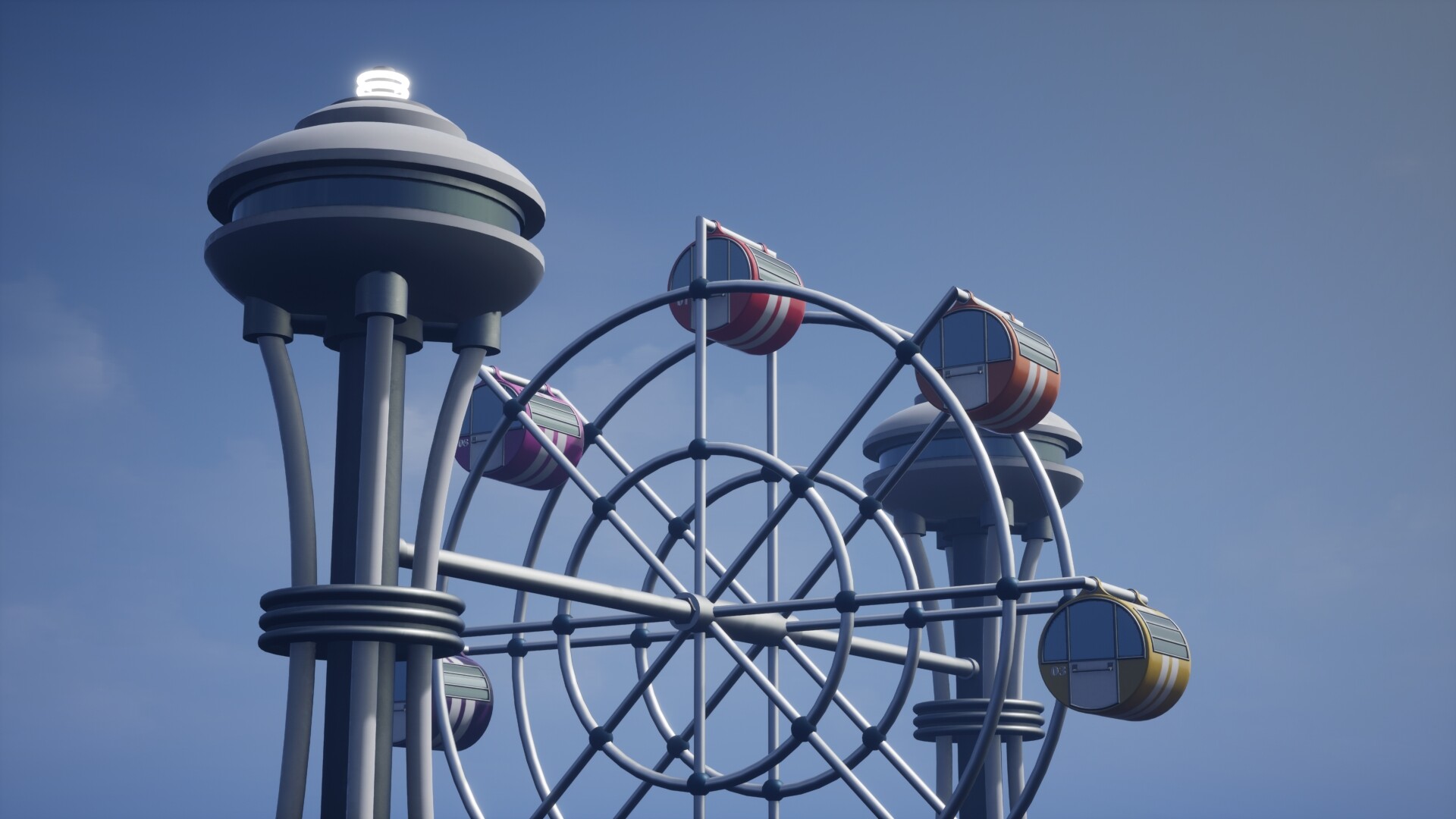 ArtStation - Retrofuturistic Fair | The Future That Never Was