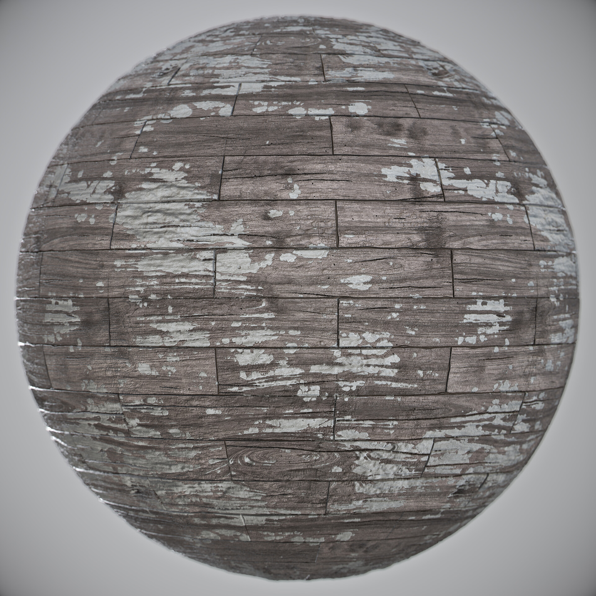 ArtStation - Old Painted Wood Material