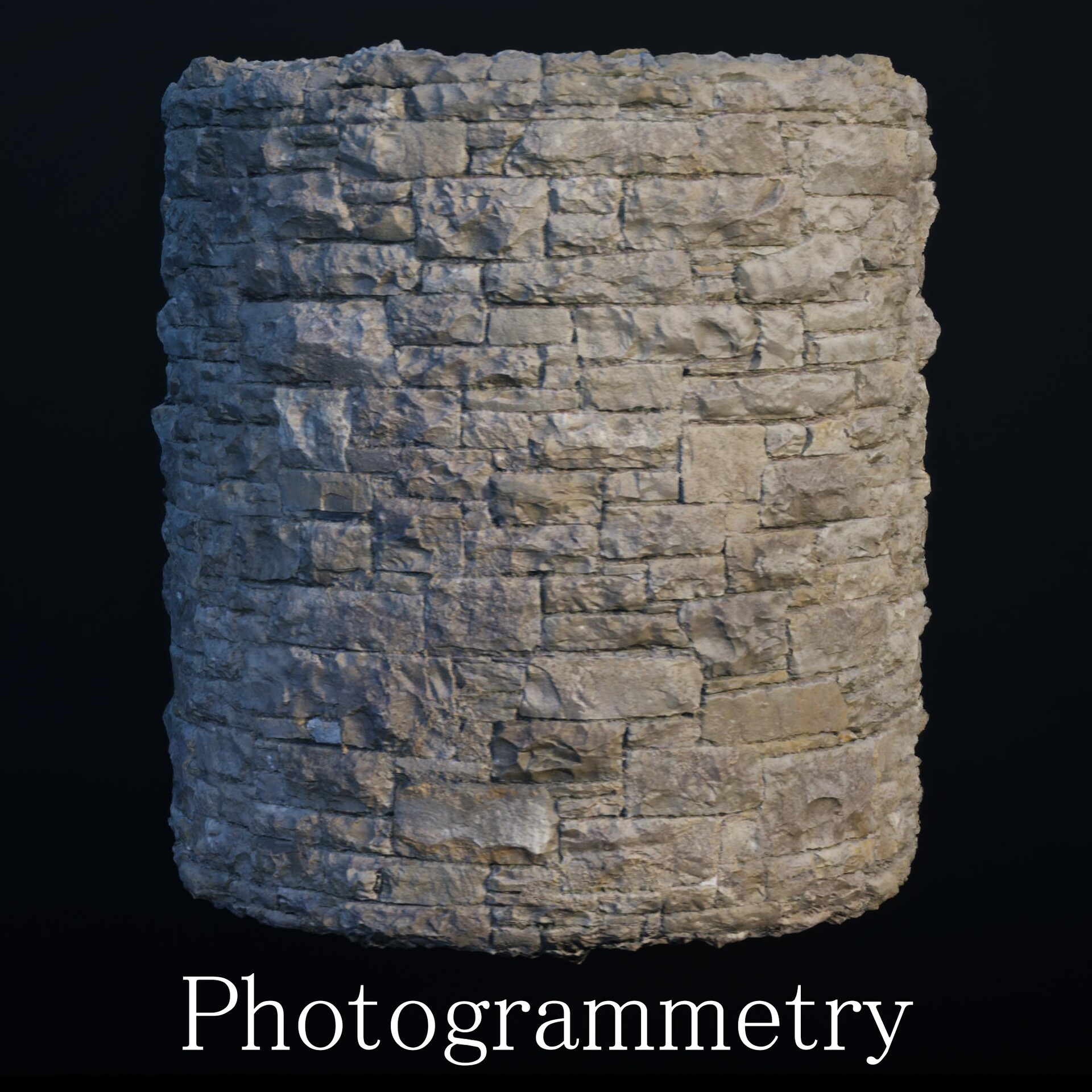 ArtStation - Stone Wall | Photogrammetry & Breakdown