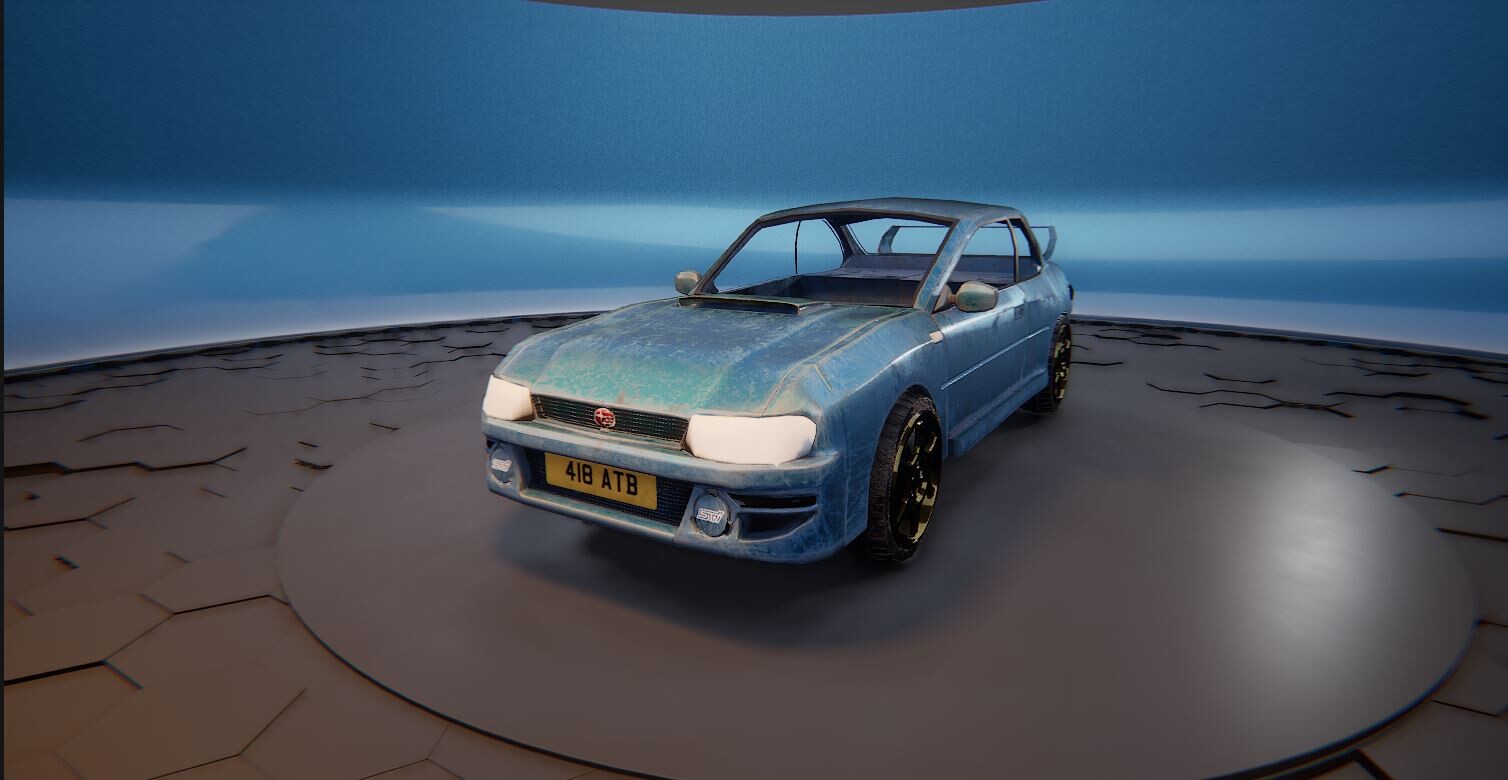 ArtStation - Subaru 1998 Impreza (WIP)