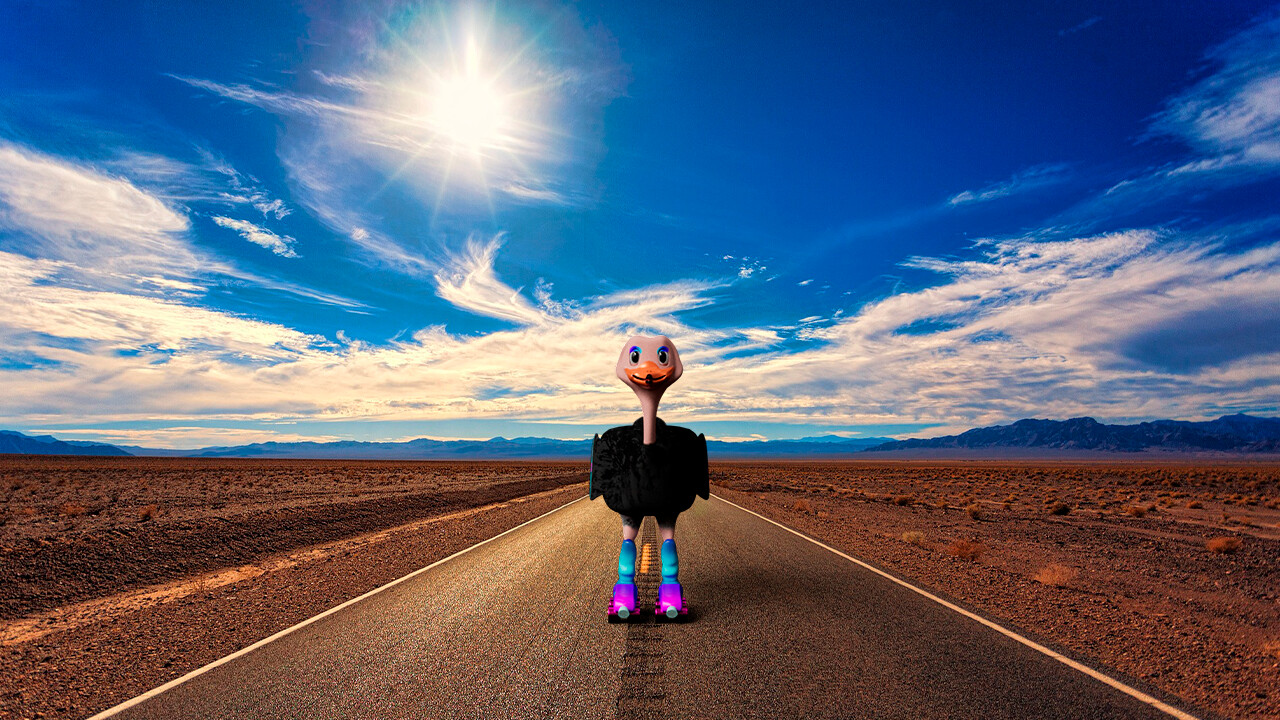 ArtStation - Cartoon Ostrich