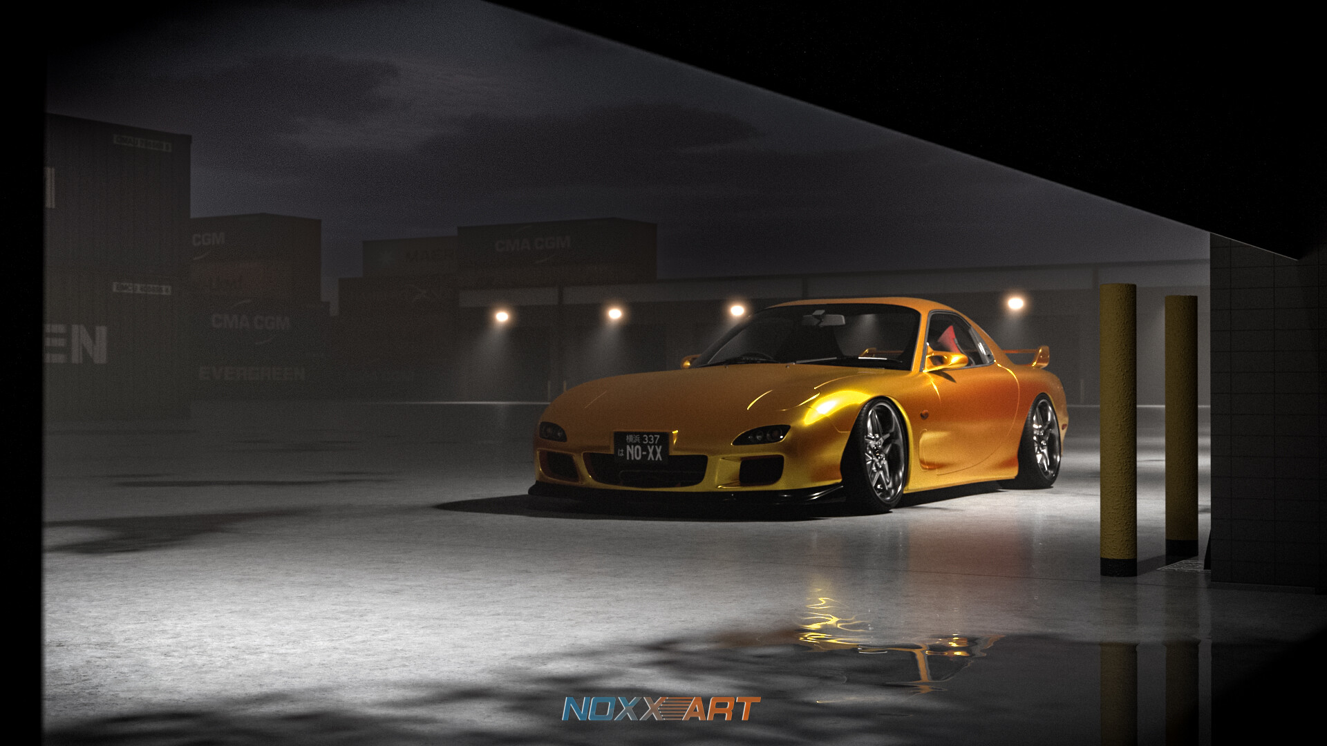 ArtStation - Mazda RX-7 | Blitz Type 03