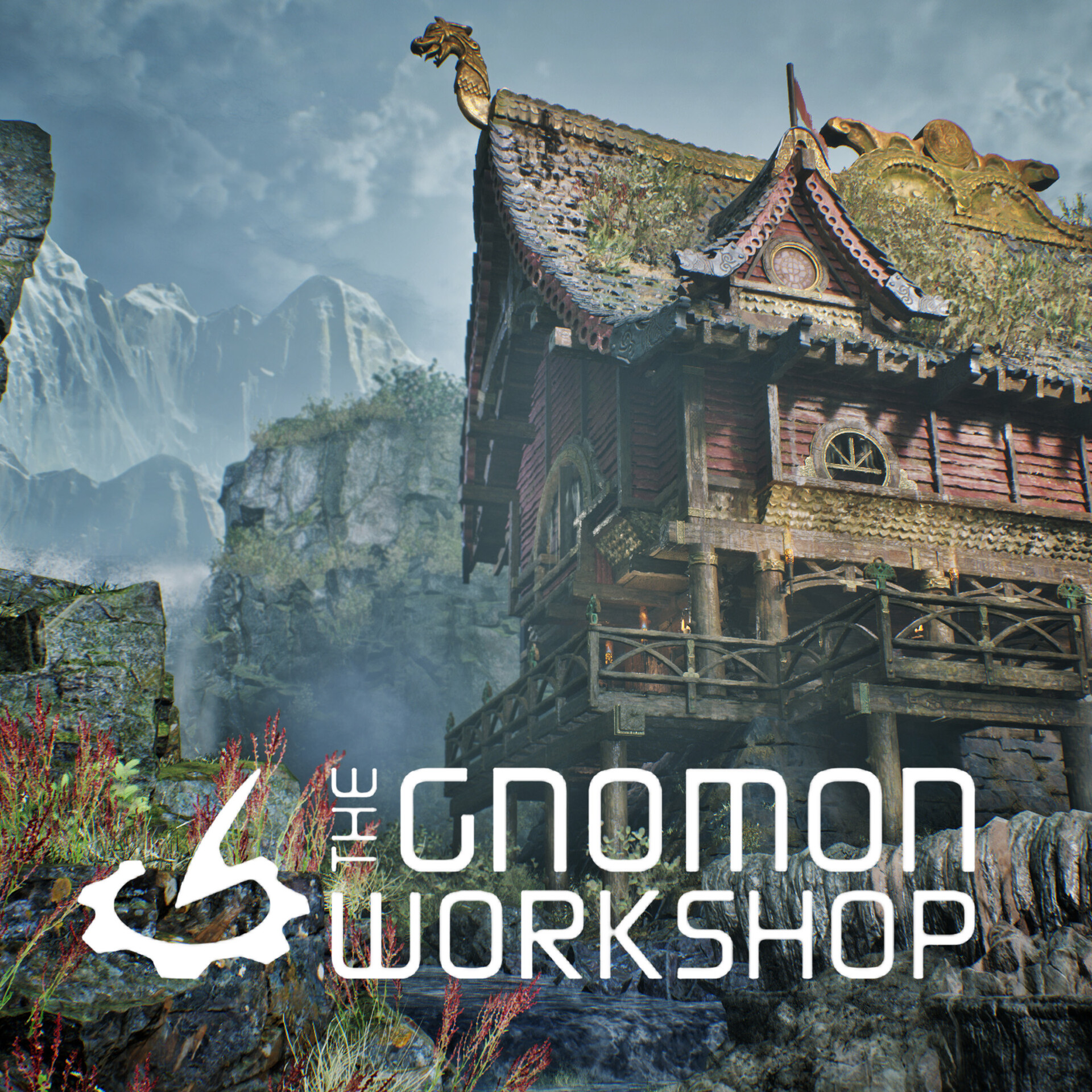 ArtStation - Gnomon Tutorial series_Norse House_Environment_Renders