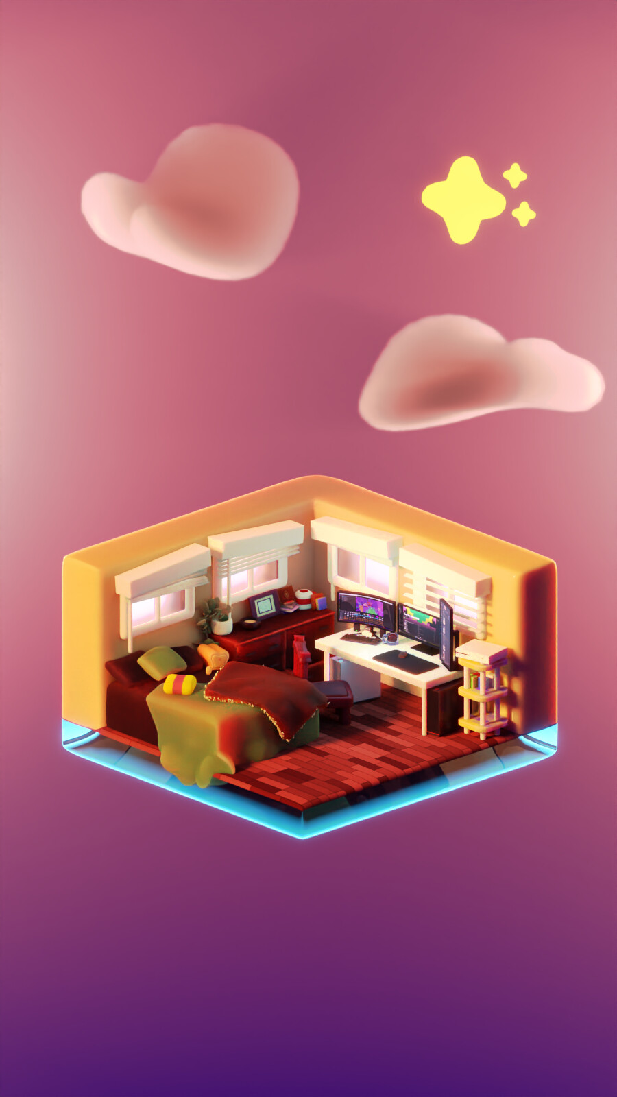 ArtStation - 😊Bedroom😊
