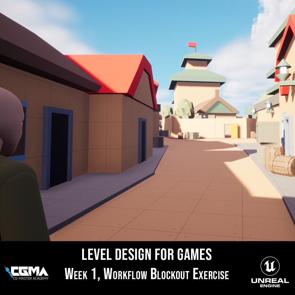 ArtStation - Workflow Blockout Exercise | CGMA Week 1