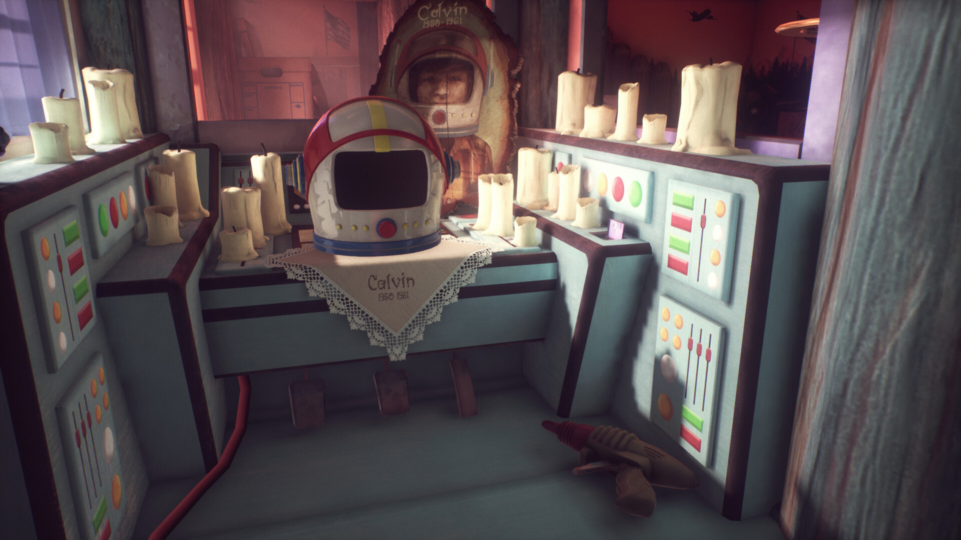 ArtStation - Calvin's room and swing story