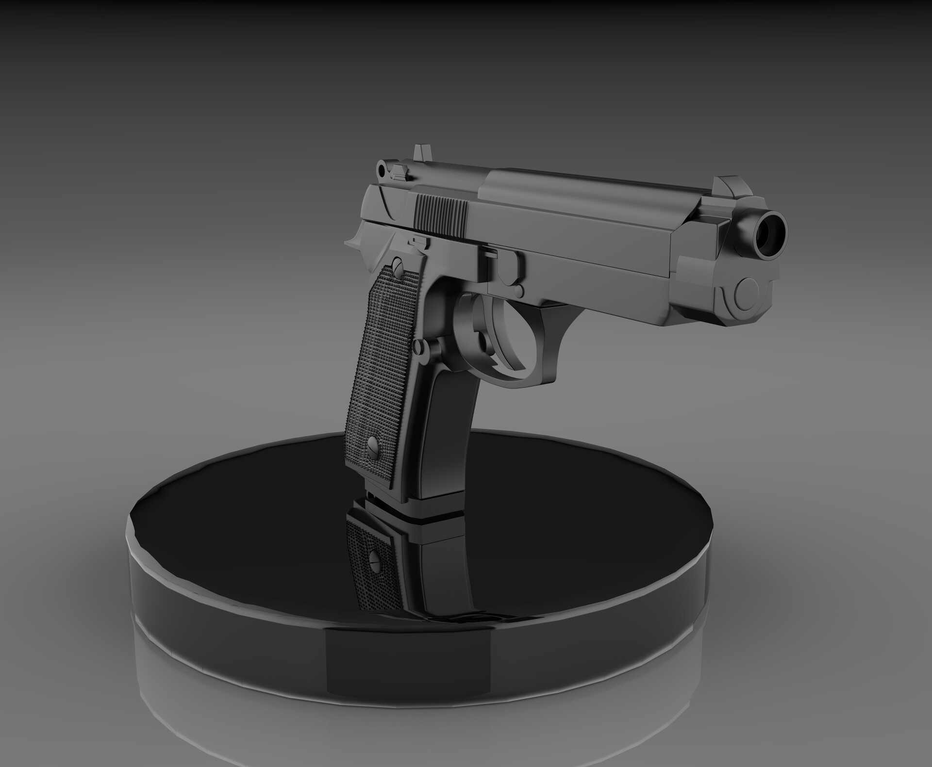 ArtStation - 3D Pistol Gun