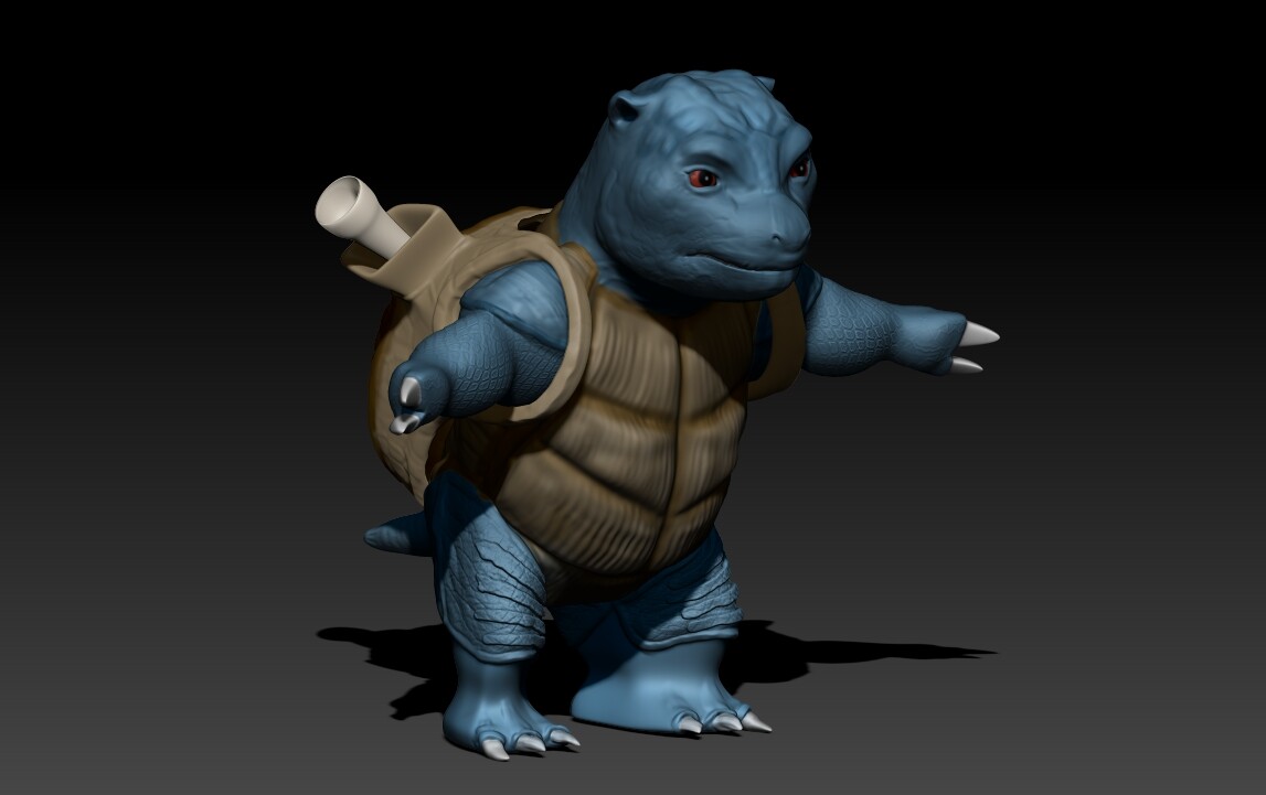 ArtStation - blastoise cute character