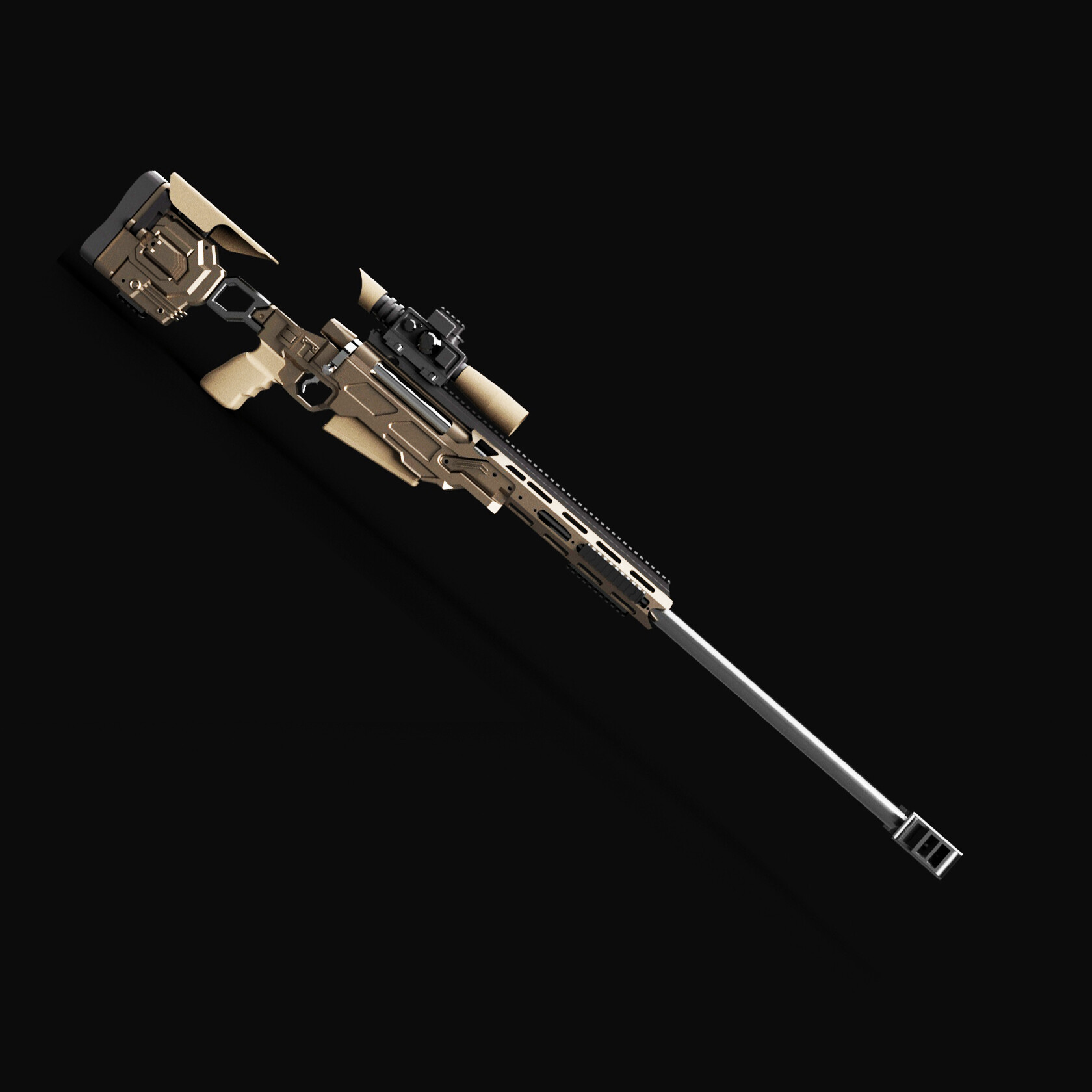 ArtStation - TAC-50 from The Division 2 (Fan creation 3D model for 3D ...