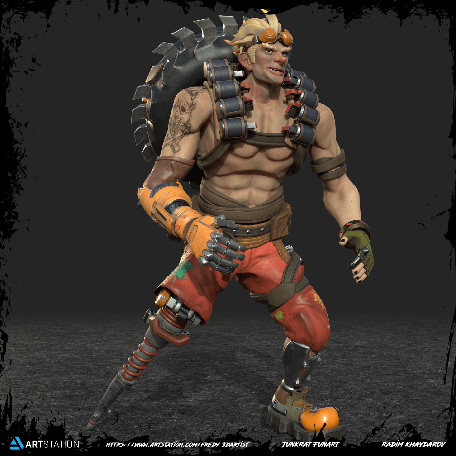 ArtStation - Junkrat From Overwatch