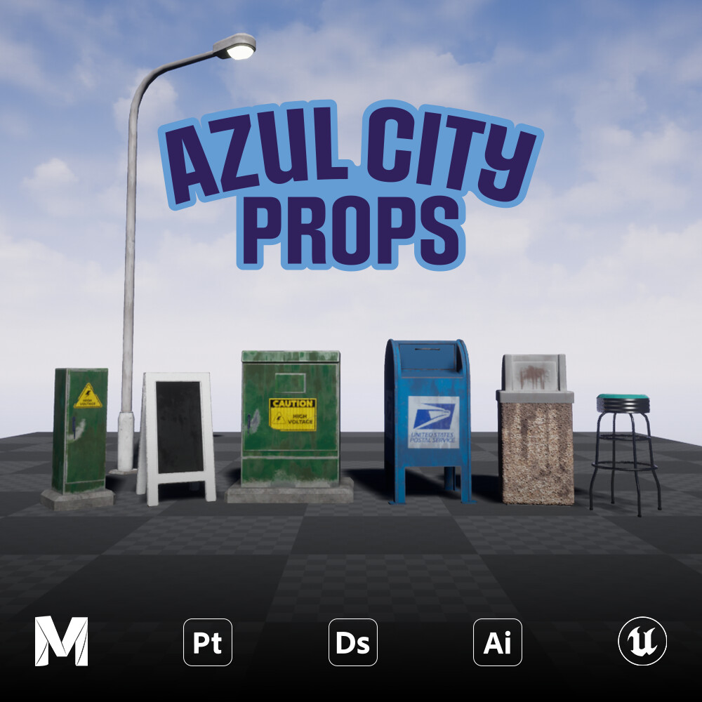 ArtStation - City Props