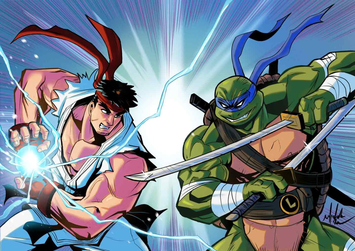 ArtStation - Ryu vs Leo