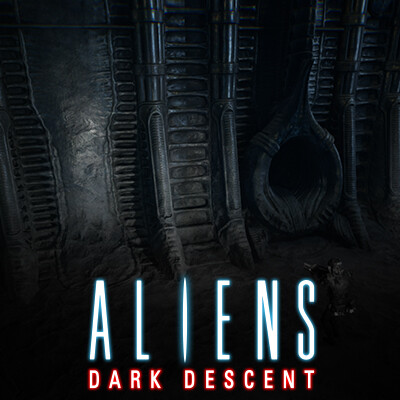 ArtStation - Aliens Dark Descent - 3D Environment + Level Art - Xenocity