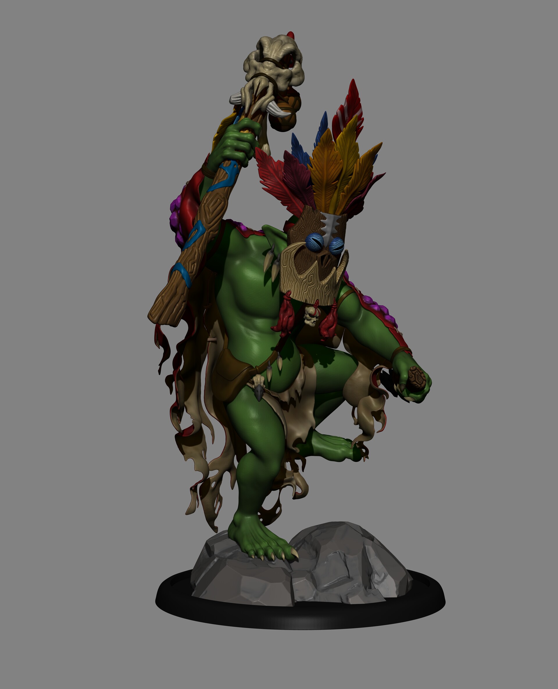 ArtStation - Da Great Green Prophet , Wurzzag