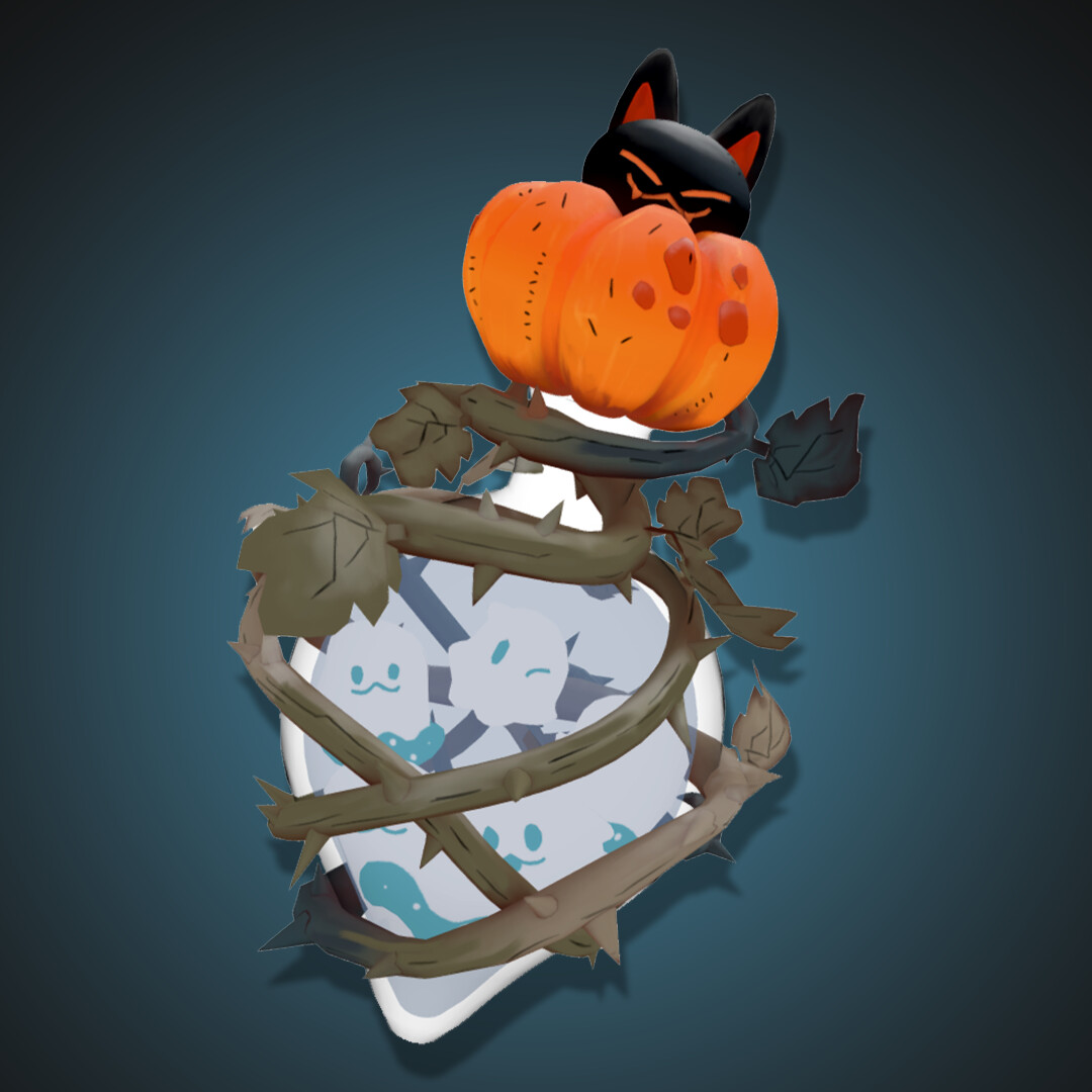 ArtStation - Pumpkin Cat Potion