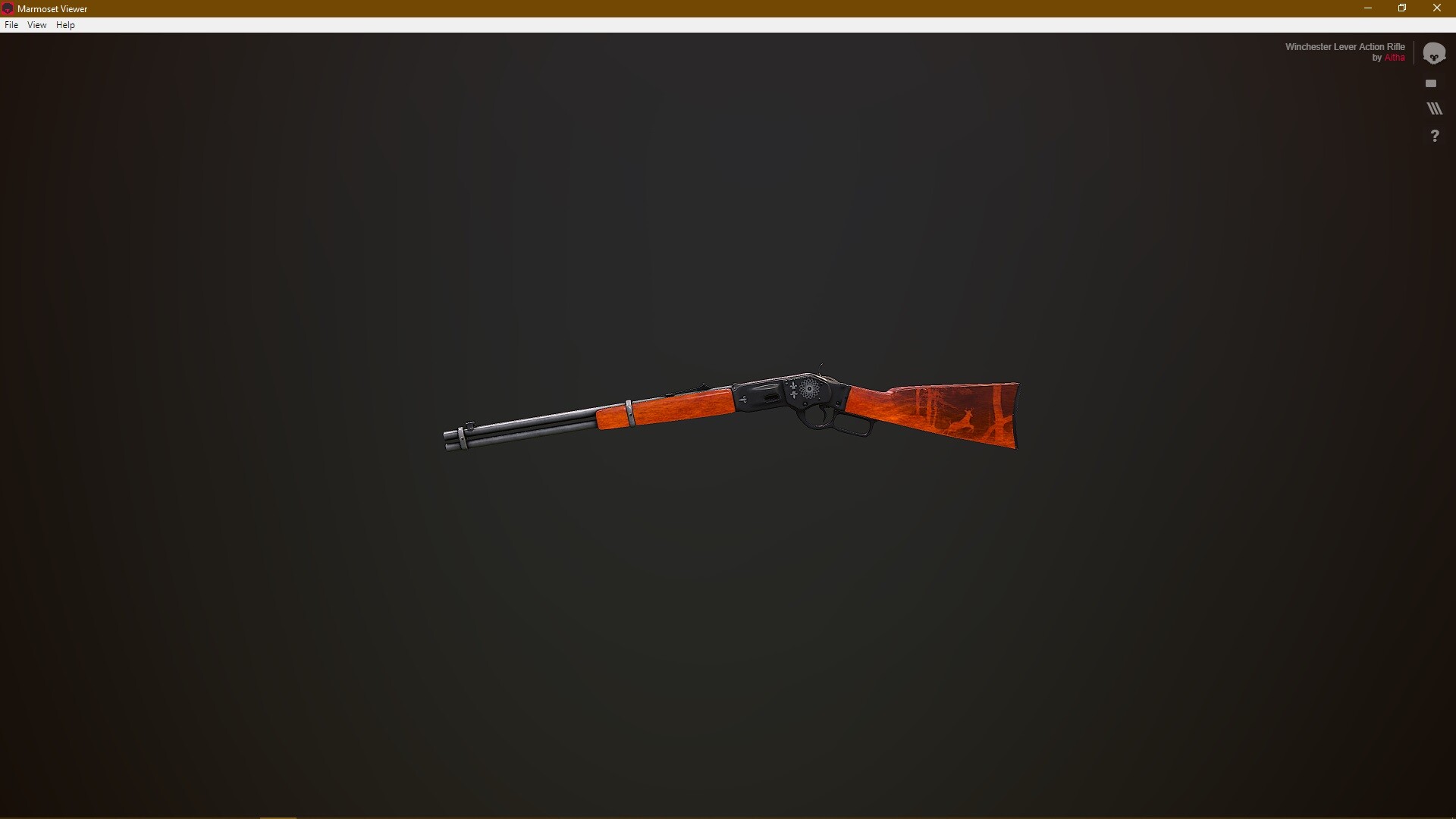 ArtStation - Winchester Lever Action Rifle