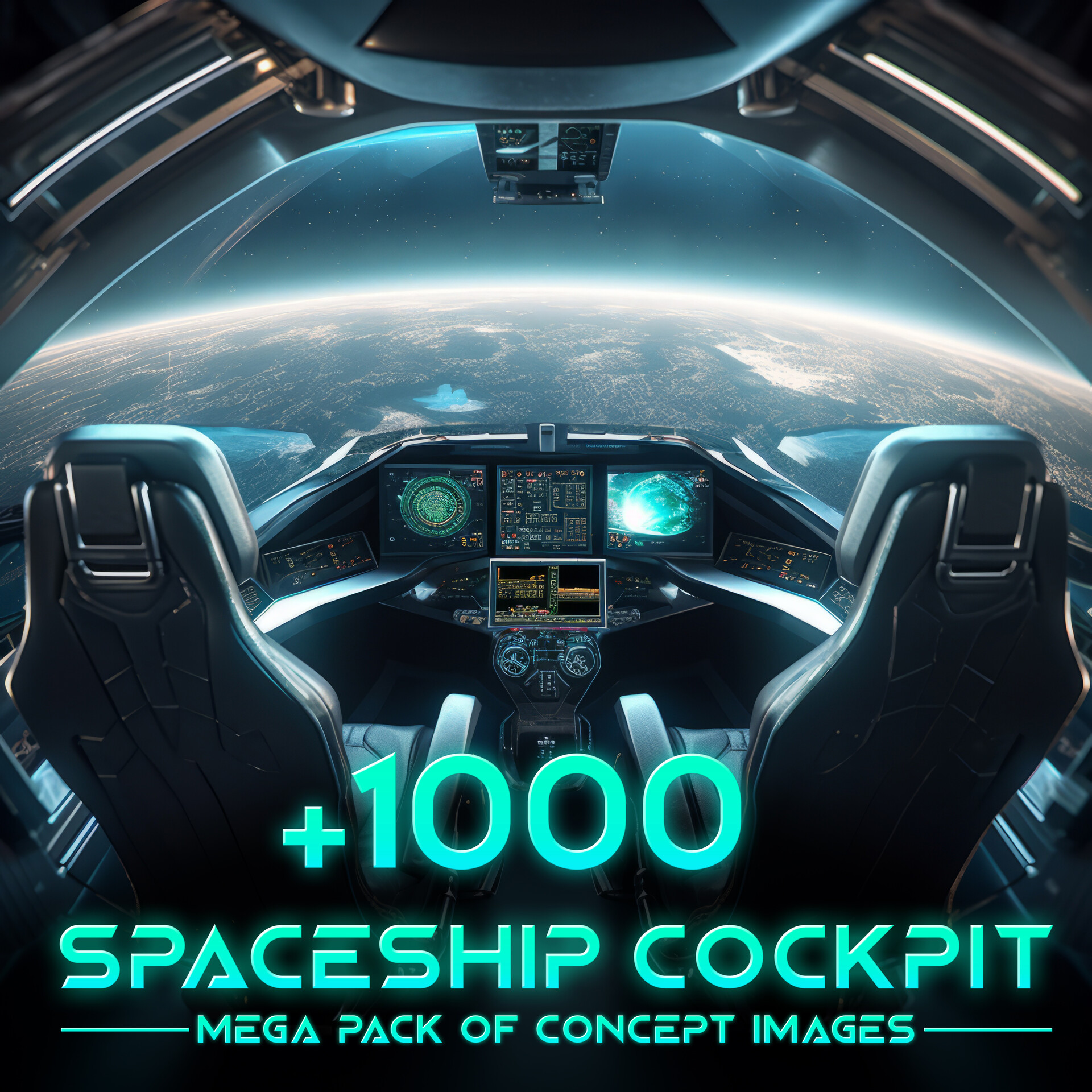 Spaceship Cockpit Concept