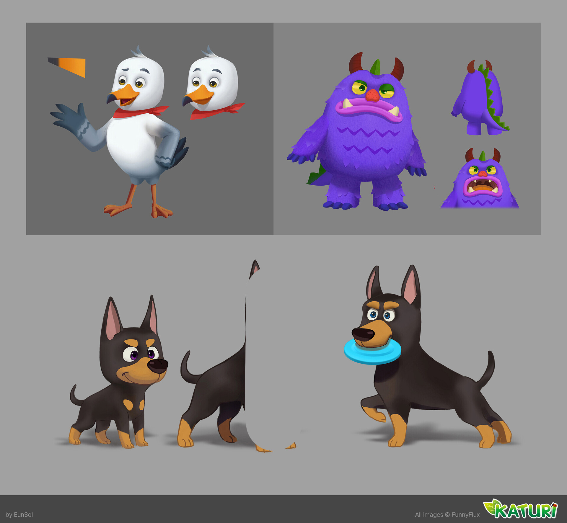 ArtStation - TV Animation animal character Concept Art