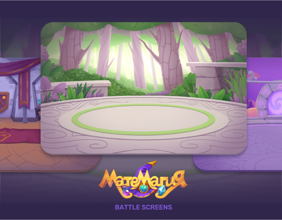 ArtStation - BATTLE SCREENS. MATHMAGIC