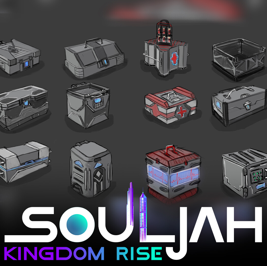 ArtStation - Crate Concepts - SoulJah Kingdom Rise