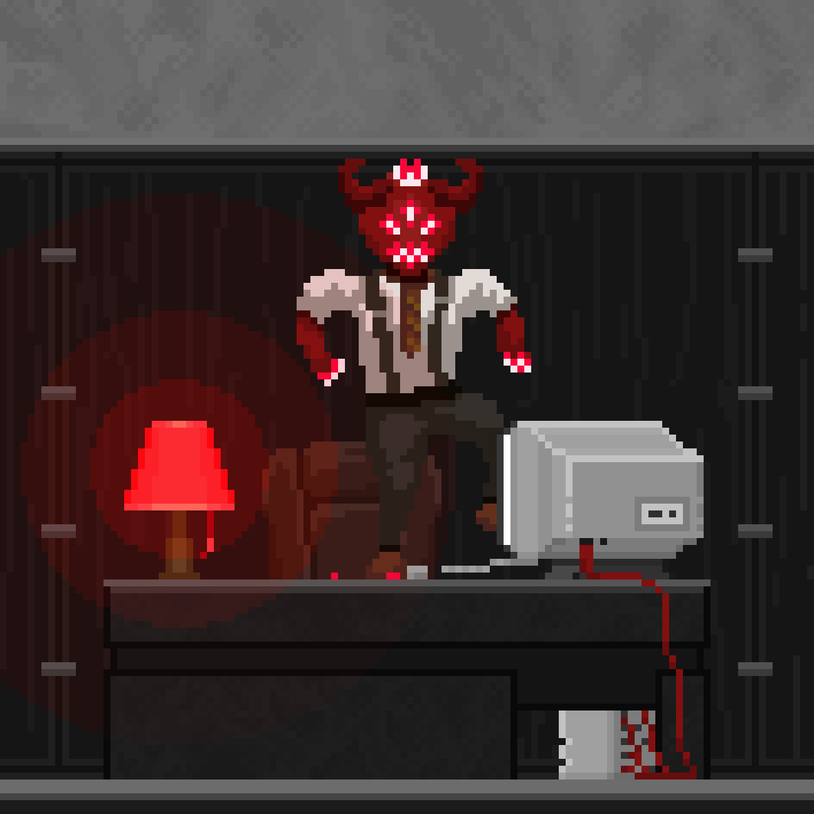 ArtStation - Even demons hate working in the office