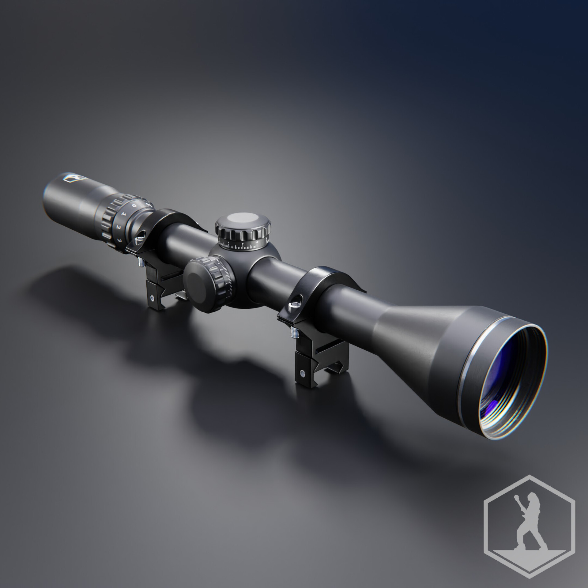 ArtStation - Rifle Scope