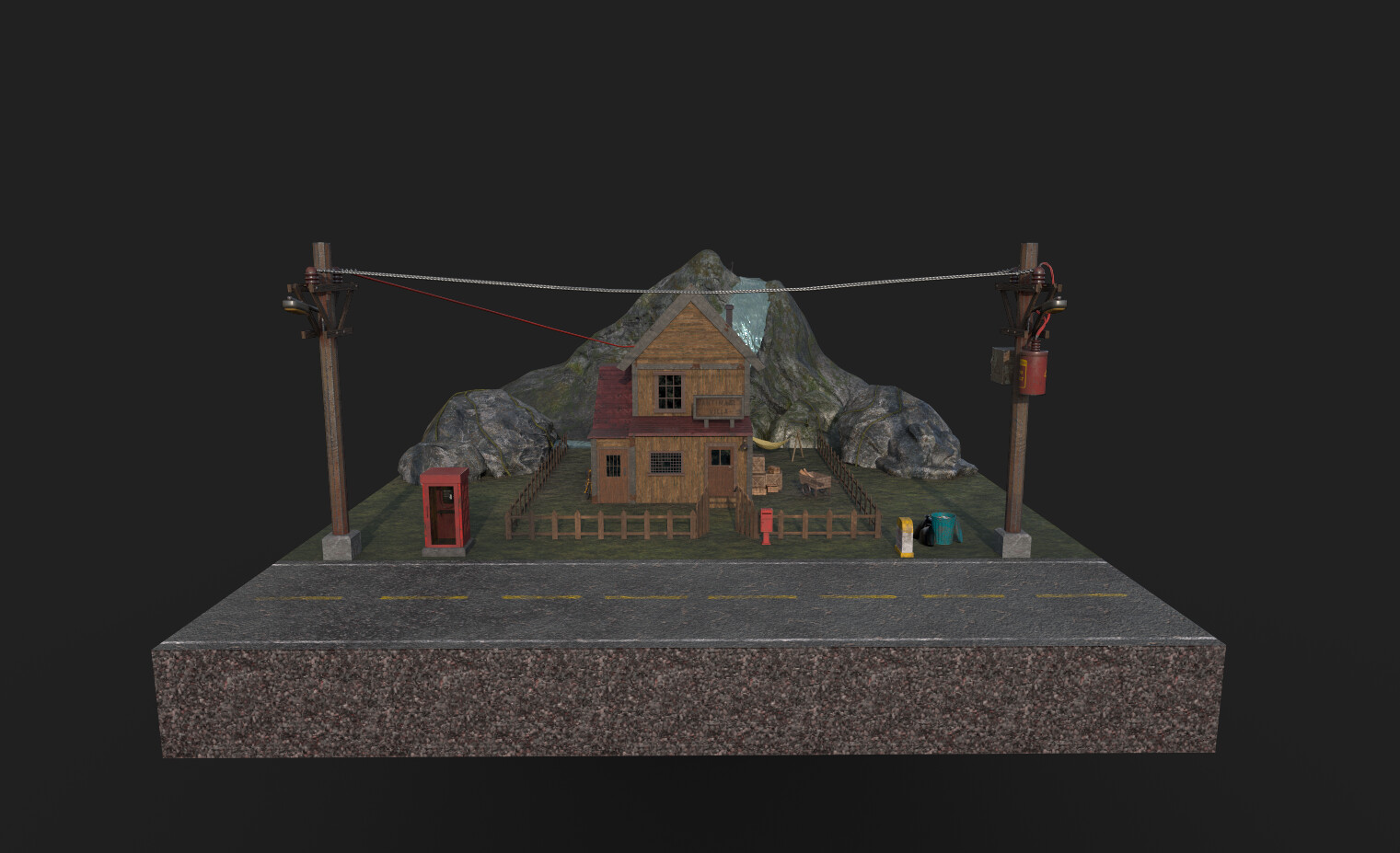 ArtStation - Low Poly Game Environment Asset