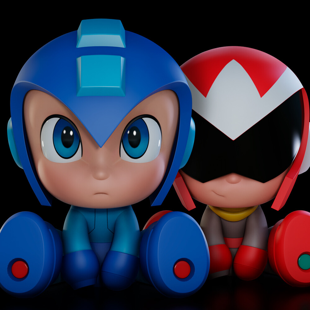 ArtStation - Adorkables - Mega Man
