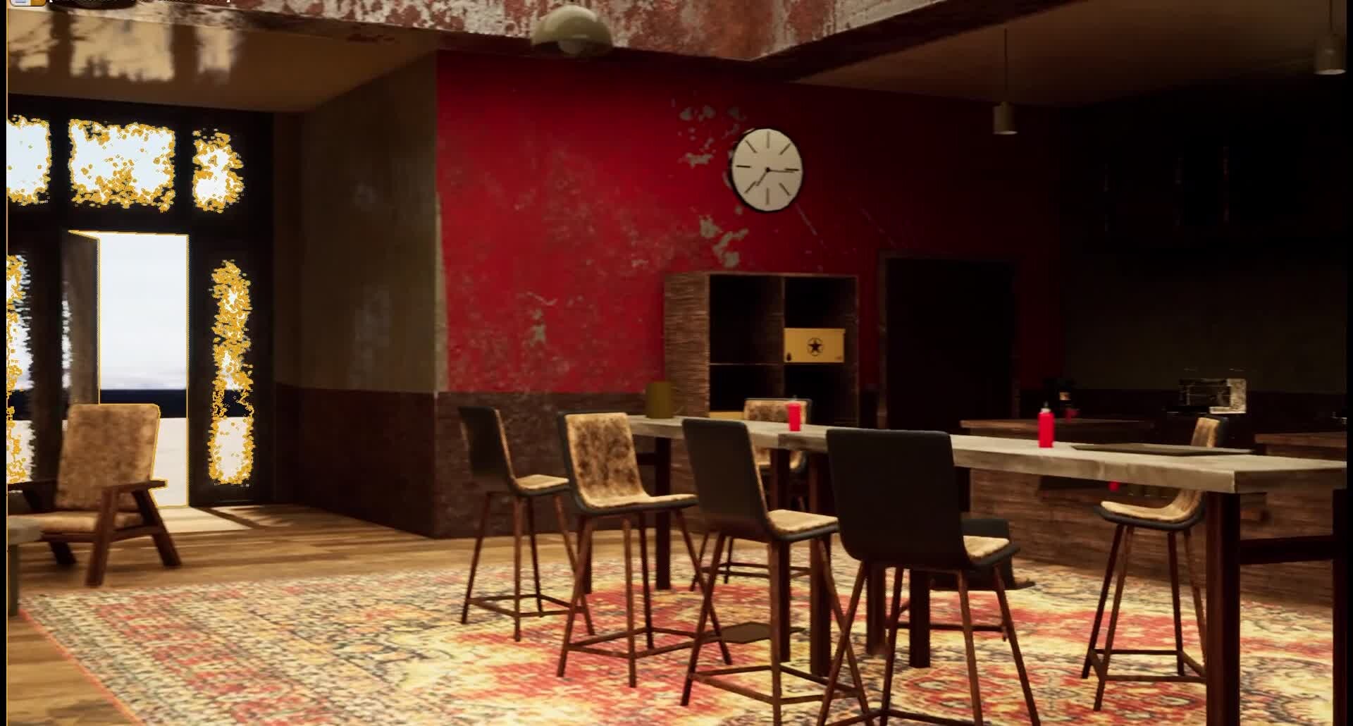 ArtStation - zombie apocalypse cafe