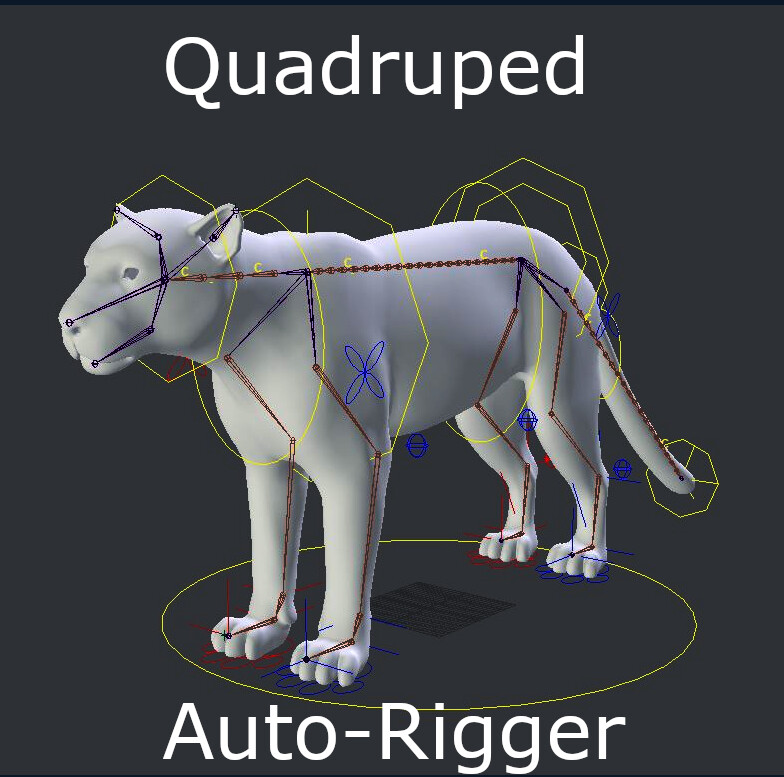 ArtStation - Quadruped Auto-rigger