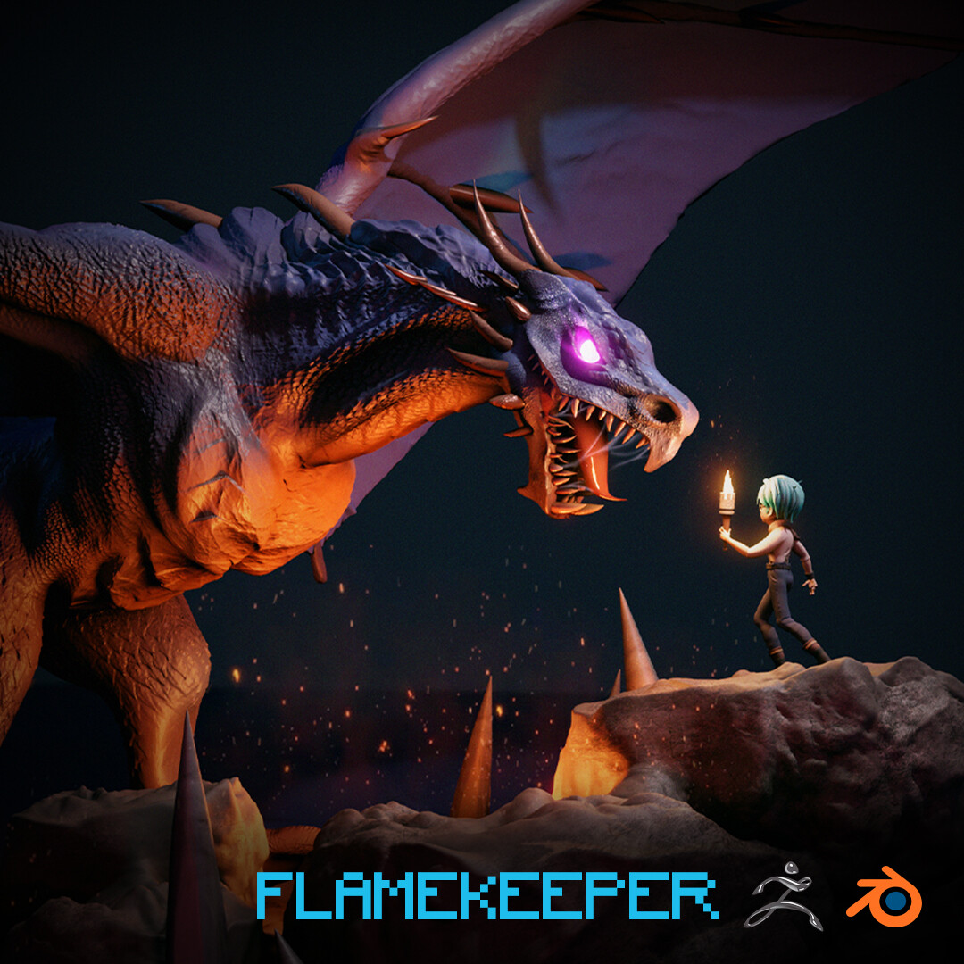 ArtStation - FLAMEKEEPER - 3D ARTWORK