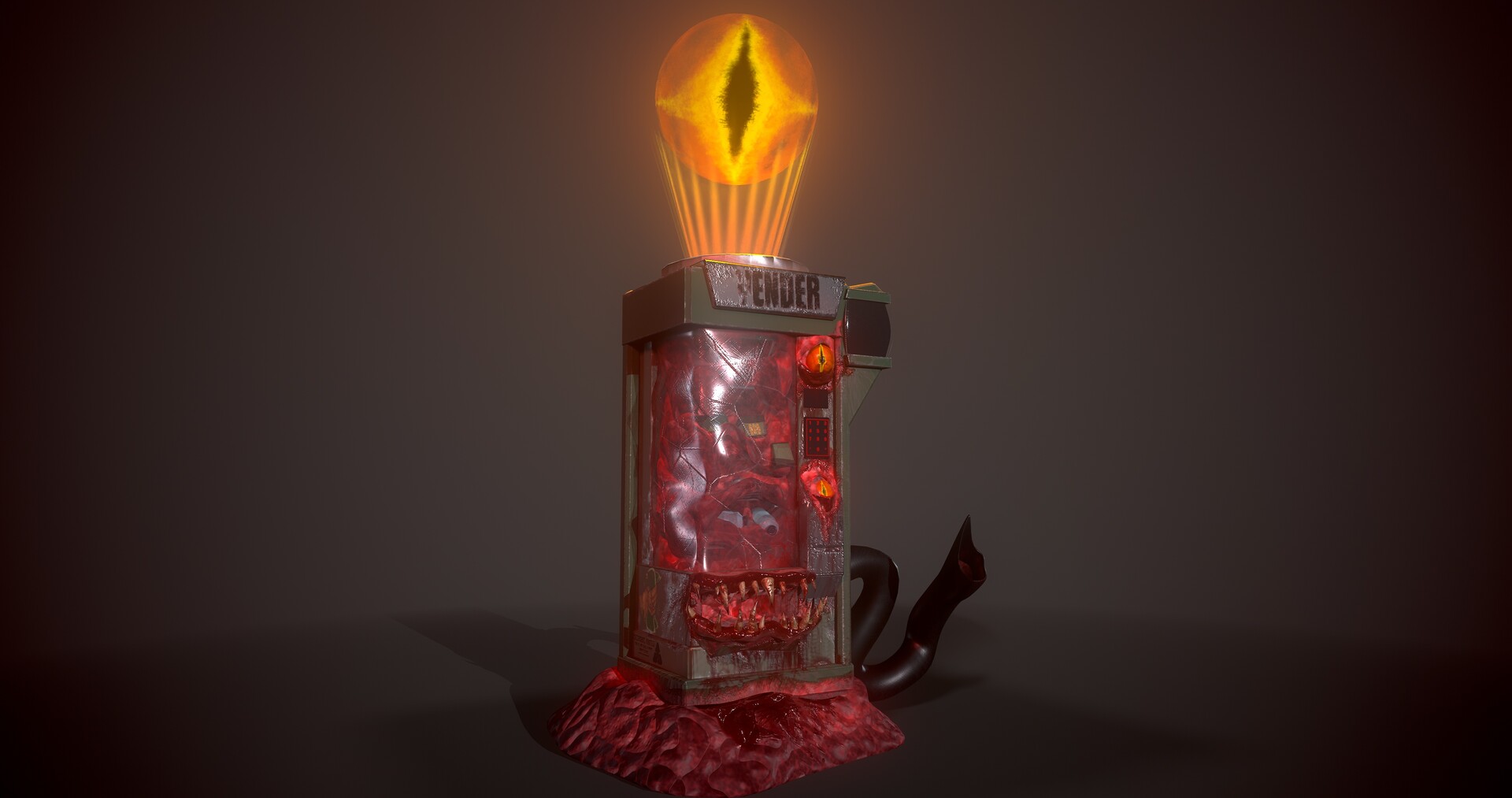ArtStation - Mimic Vending Machine Model