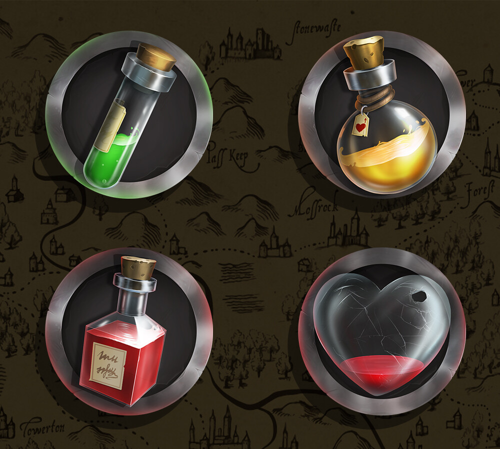 ArtStation - Tokens for board game