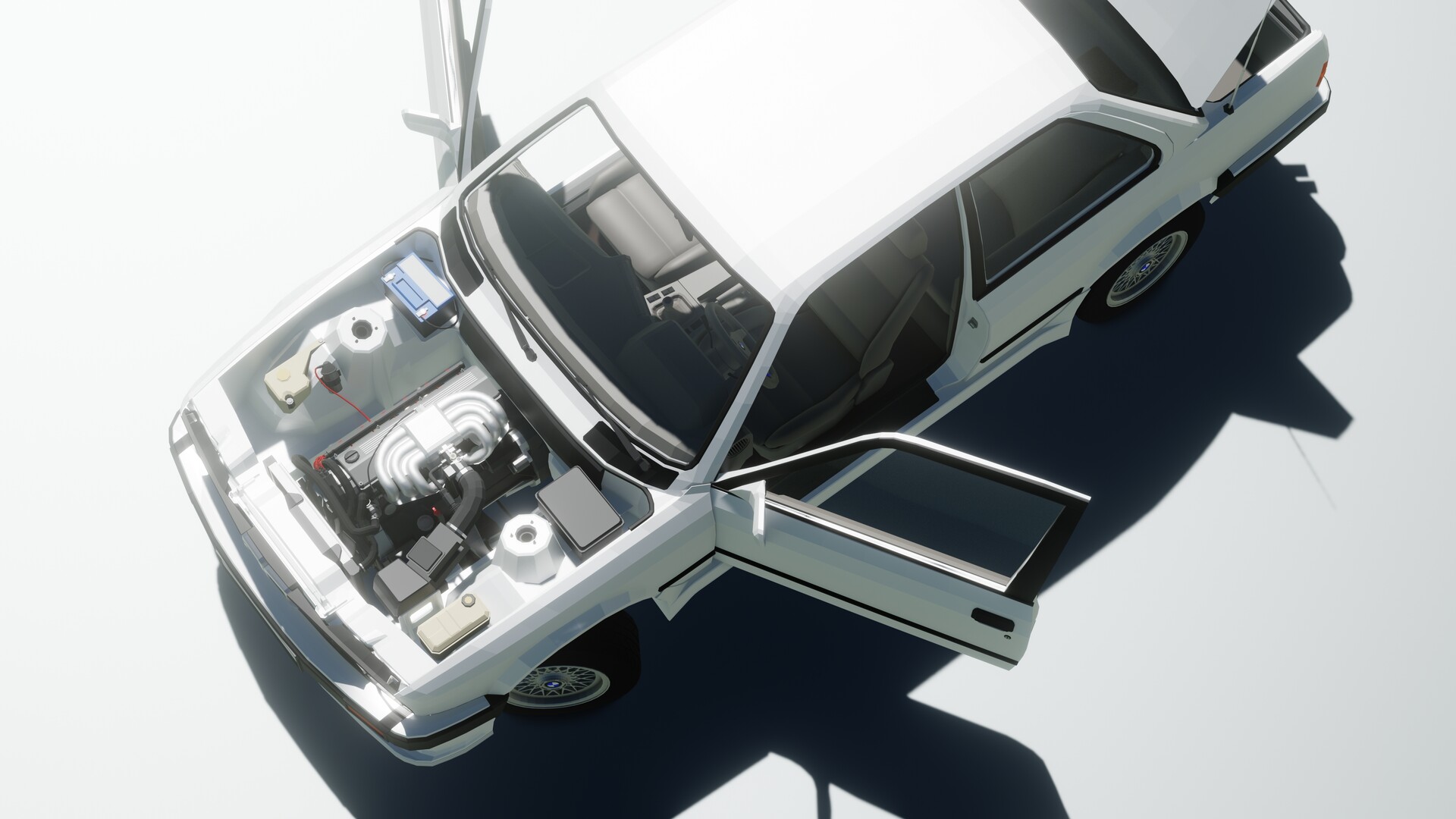 ArtStation - Complete E30 325i Detailed Low-poly Model