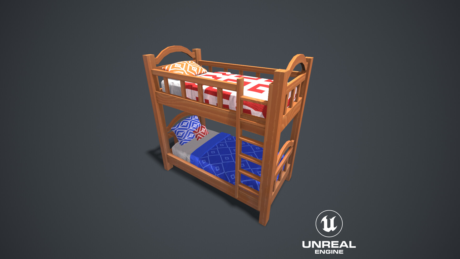 ArtStation - Stylized Bunk Bed