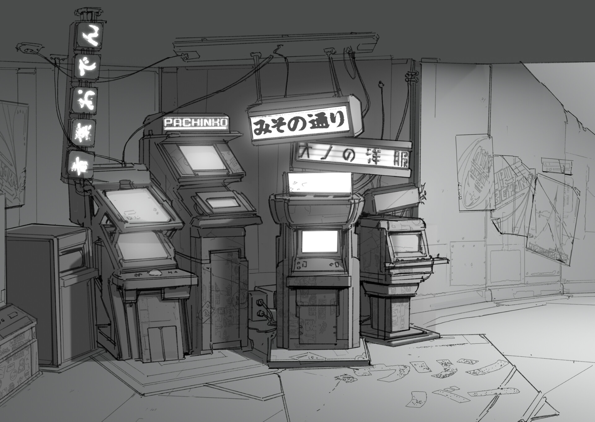 ArtStation - Cyberpunk Theatre Concepts