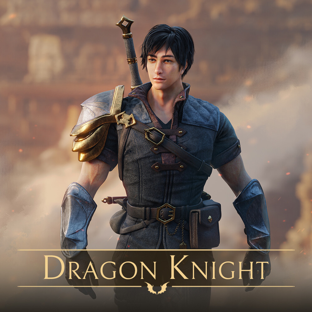 ArtStation - Dragon Knight - 3D Character for Concept Art