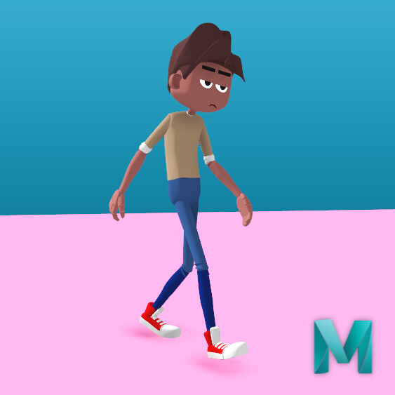 ArtStation - Bored Walk Cycle