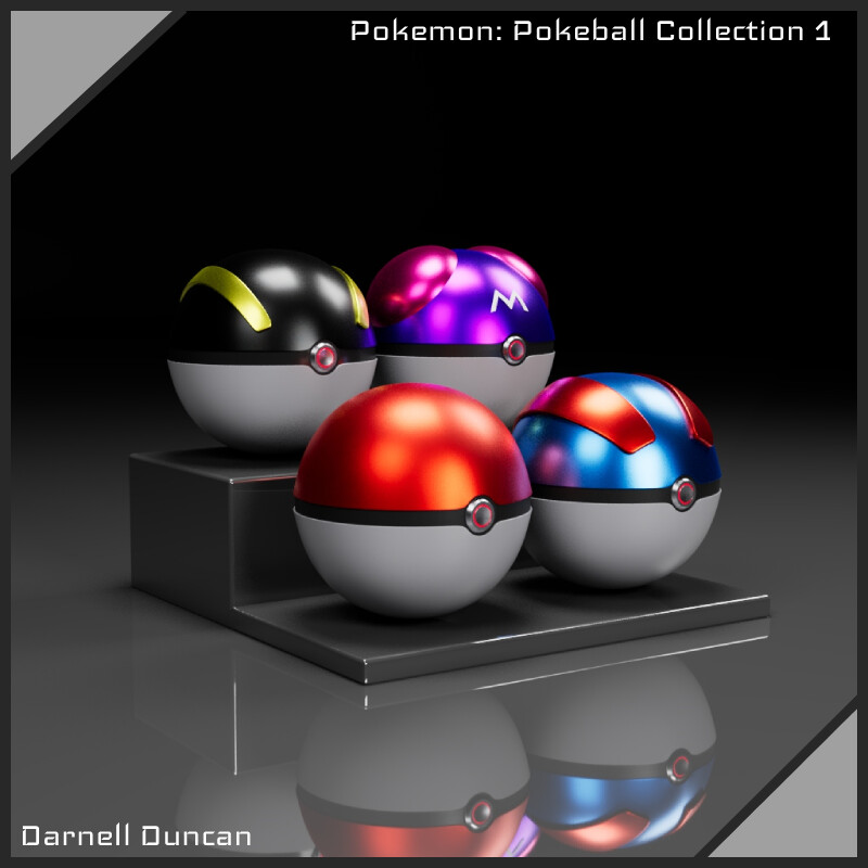 ArtStation - Pokemon: Pokeball Collection 1