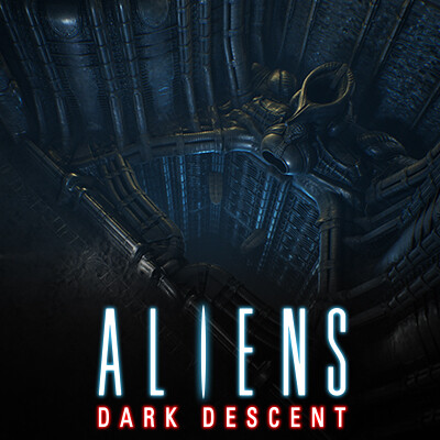 ArtStation - Aliens: Dark Descent - Xeno City Level Art