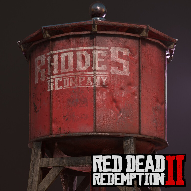 ArtStation - Water Tank ( Red Dead Redemption 2 fan art)