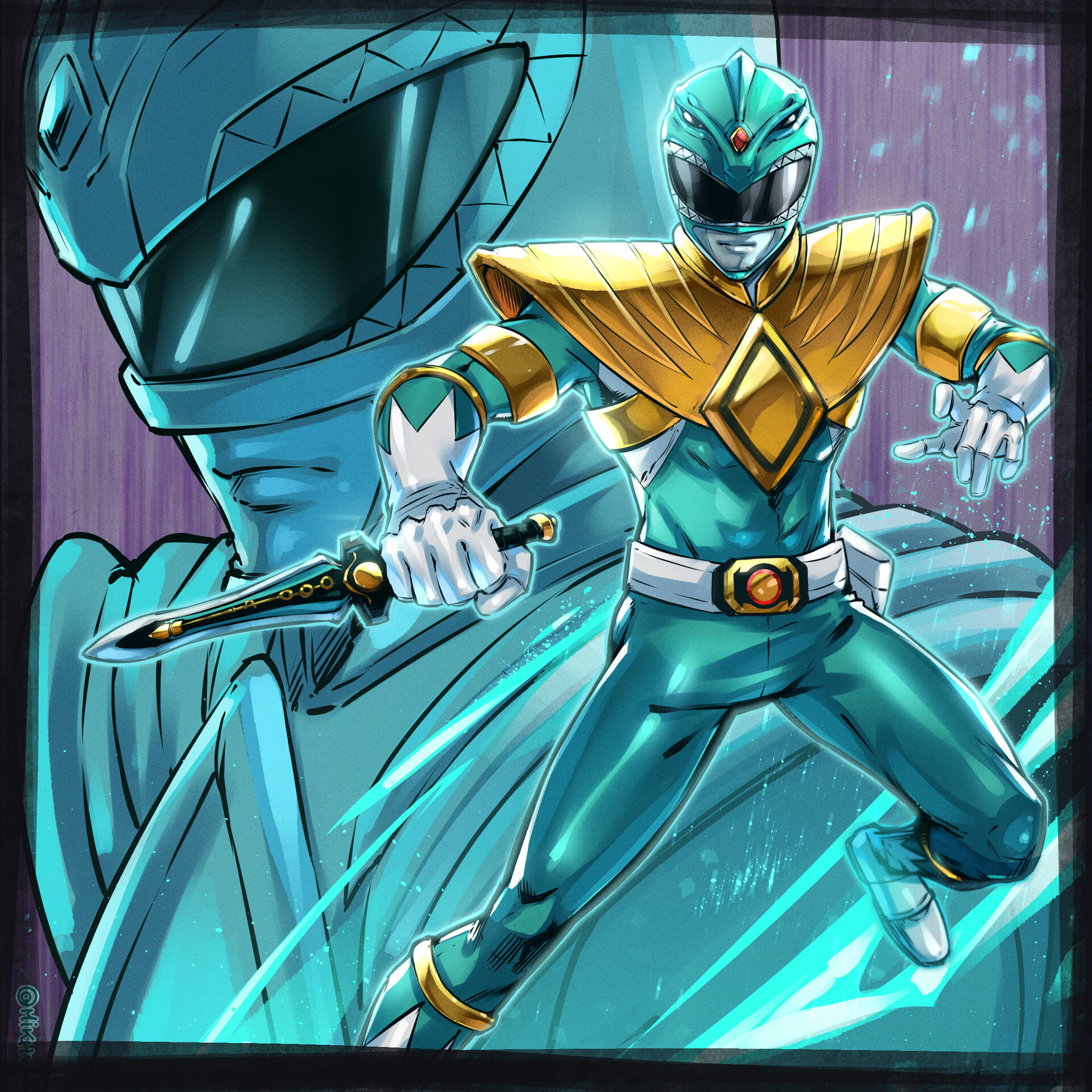 ArtStation - Green Ranger homage