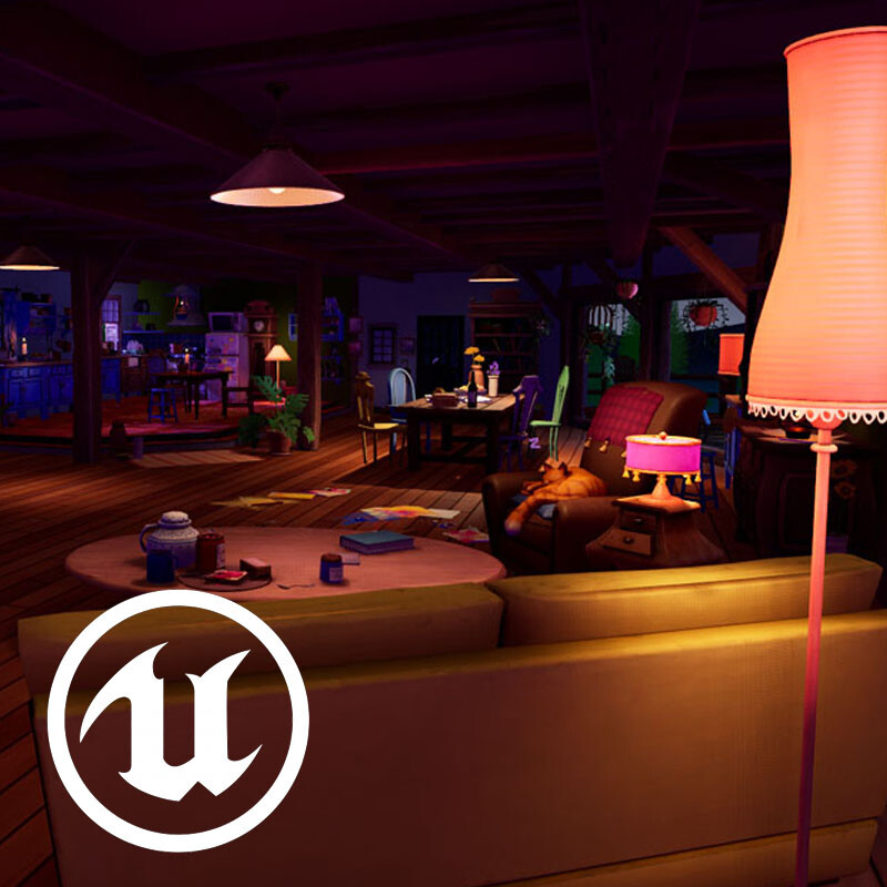 ArtStation - VR - UE5 Toon Environment Lighting