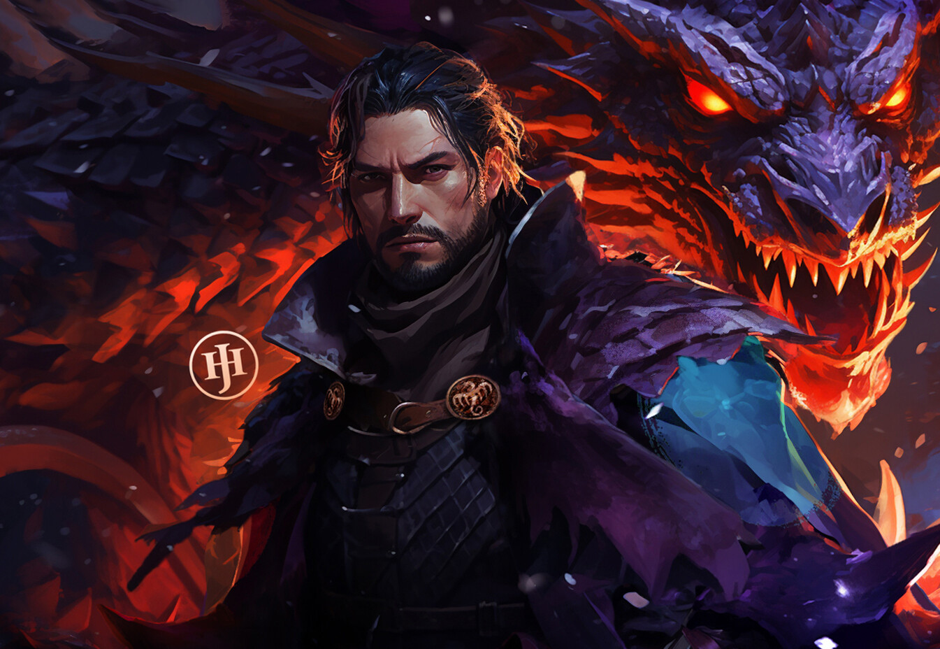 ArtStation - Dragon King- [Fantasy Cover]