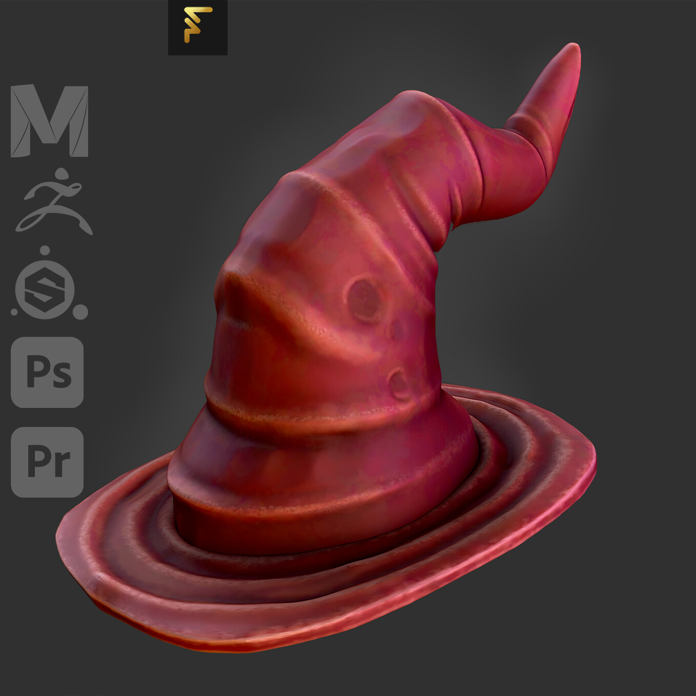 ArtStation - Stylized Wizard Hat